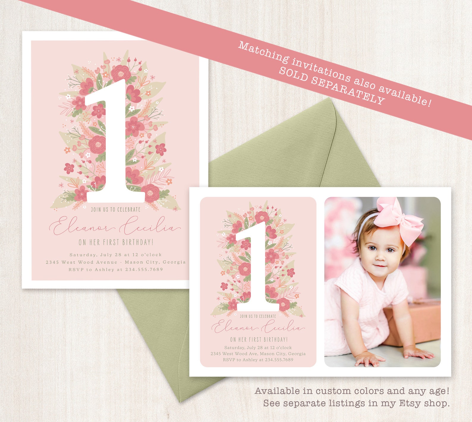 Printable First Birthday Milestone Board Milestone Poster Pink | Etsy