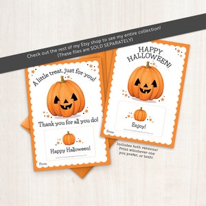 Printable Halloween Tags Trick or Treat Tags Classroom Halloween Party ...