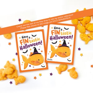 Printable Halloween Tags Trick or Treat Bag Chocolate Chip Cookie Tags ...