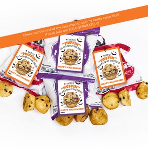 Printable Halloween Treat Tag Classroom Donut Tag Trick or Treat Tags ...