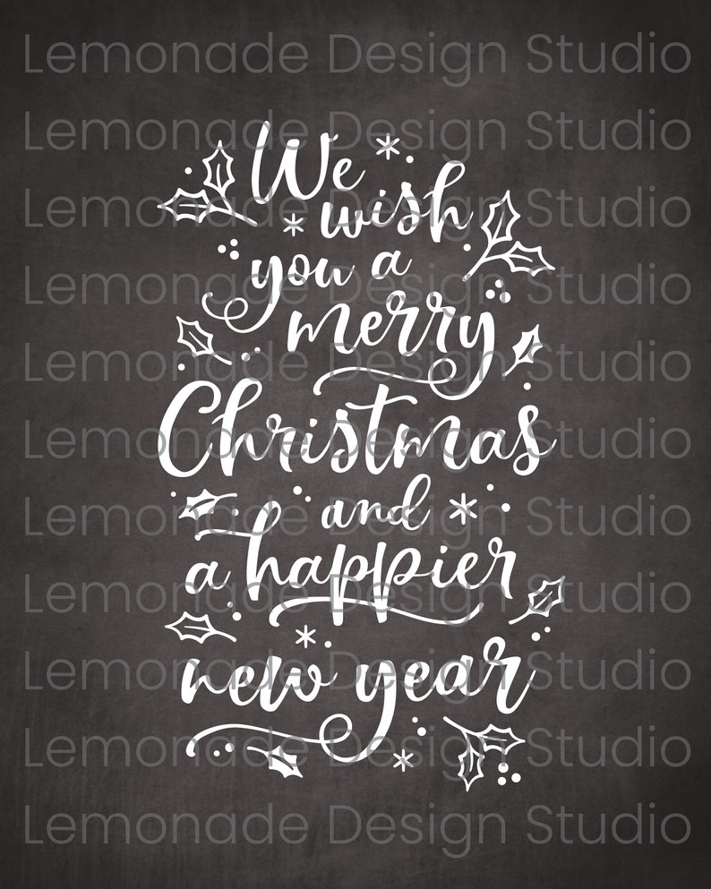 Printable Holiday Sign Chalkboard Christmas Decor Printable | Etsy