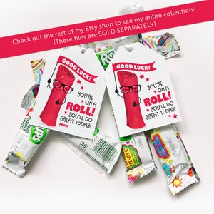 Printable Testing Day Snack Tag Classroom Treat Tag Crispy Rice Treats ...