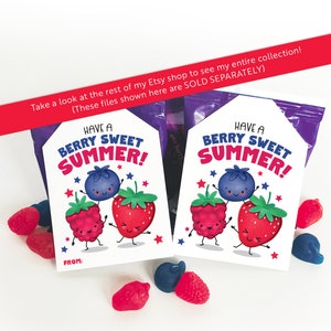 Printable Testing Day Snack Tag Classroom Berry Fruit Snacks Berry ...