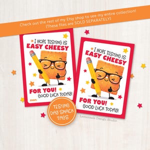 Last Day of School Printable Snack Tags for Students or Teacher End of ...