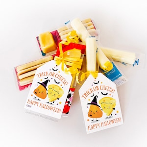 Printable Halloween Tags Trick or Treat Tags Classroom Halloween Party ...
