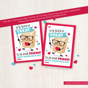 Printable Classroom Valentines for Kids Juice Pouch Tags Valentine ...