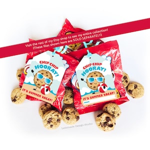 Printable Cookie Tag Chip Chip Hooray We Appreciate You Teacher ...