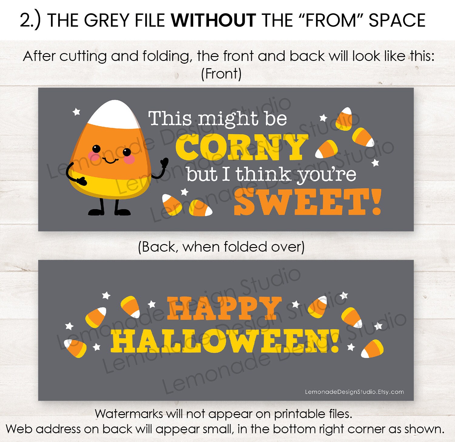 PRINTABLE Halloween Favor Tags, Halloween Tags, Candy Corn Tags ...