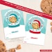 Printable Christmas Cookie Tags Classroom Treat Bag Holiday Tags ...