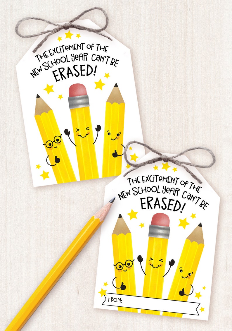Printable Back to School Supplies Gift Tags for Classroom - Etsy