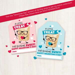 Kids Classroom Valentines for Crispy Rice Treats Printable Valentine ...
