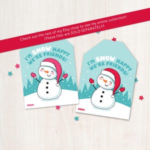 Printable Peppermint Christmas Treat Tags Hot Cocoa Candy Canes School ...