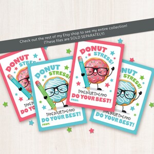 Printable Testing Day Snack Tag Classroom Treat Tag Fish Crackers Snack ...