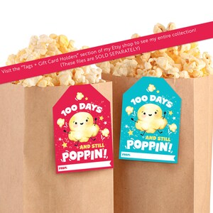 Printable Snack Tag Classroom Treat Tag Good Luck Gift Cookie Tag Chip ...