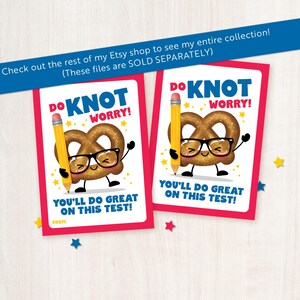 Printable Testing Snack Mix Tags Classroom Treat Tag Pretzel Mix Snack ...