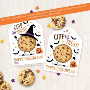 Printable Halloween Treat Tag Classroom Donut Tag Trick or Treat Tags ...