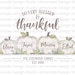Fall Printable Wall Art Thanksgiving Decor Personalized Family - Etsy