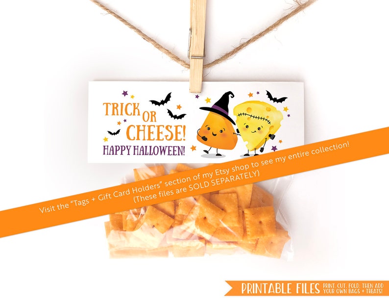 PRINTABLE Halloween Smore Tags Halloween Tags Smores Treat Bag - Etsy