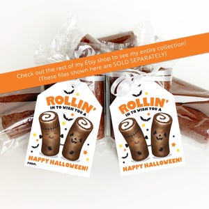 Printable Birthday Treat Tag Classroom Snack Cake Swiss Roll School ...