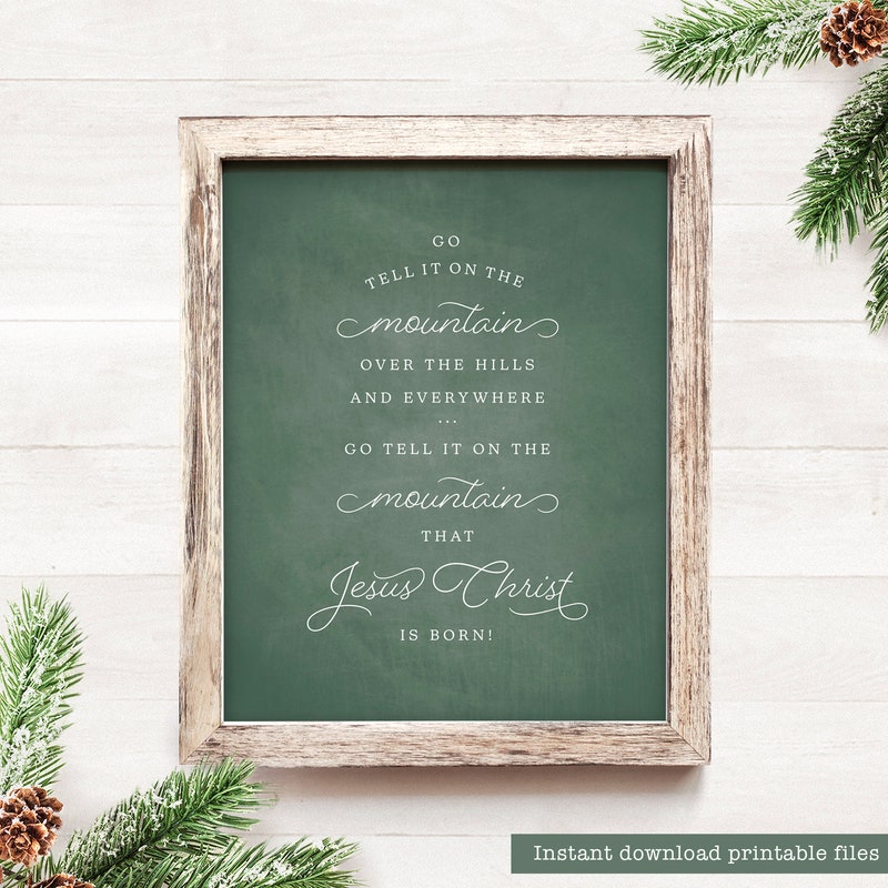 Christian Christmas Signs - Etsy