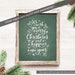Printable Christmas Chalkboard Sign Holiday Decor Holiday Decor 2020 ...