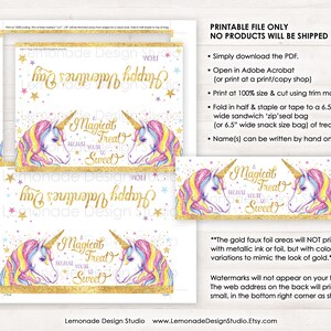 PRINTABLE Valentines for Kids Printable Valentine Treat Bag Toppers ...