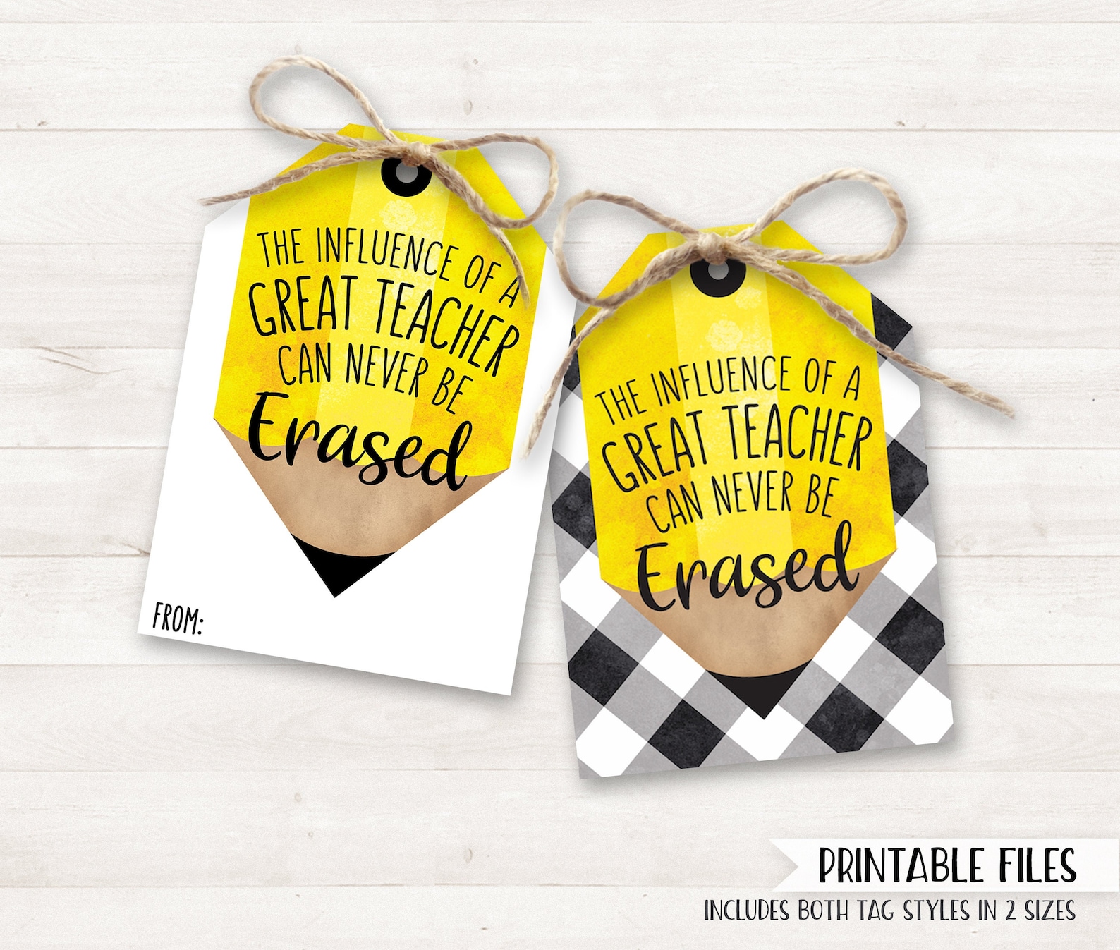 End of Year Teacher Gifts Printable Teacher Appreciation Gift Tag ...