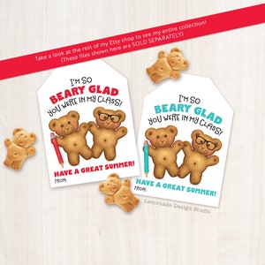 Last Day of School Printable Treat Tag Classroom Snack Tags End of ...