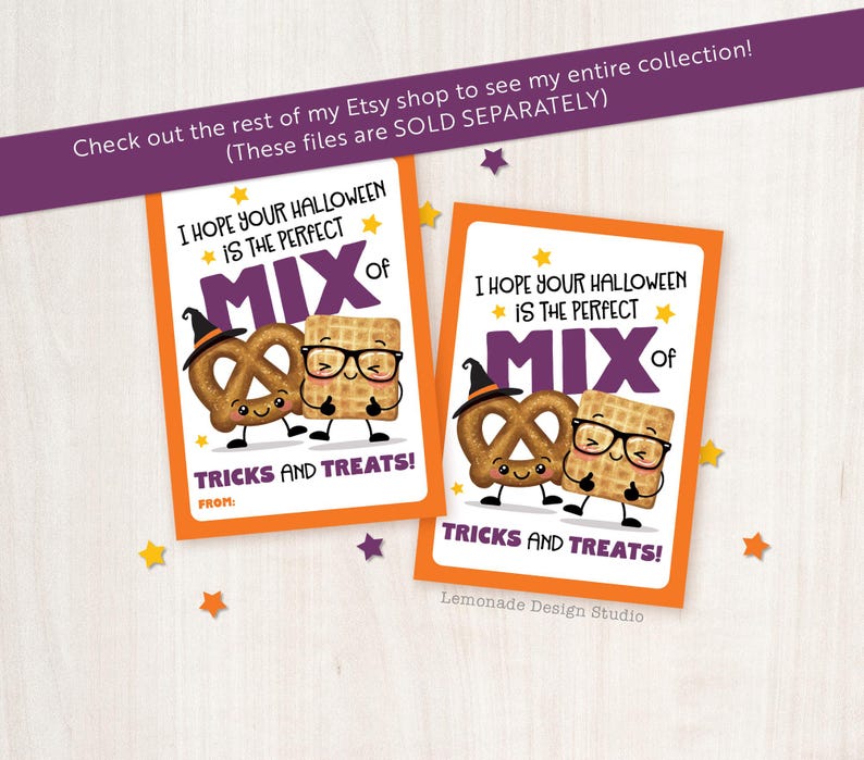 Printable Halloween Pencil Gift Tags for Classroom or Non-candy Trick ...