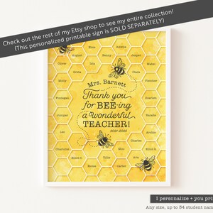 PRINTABLE Gift Card Holder Un-bee-lievably Thankful Teacher ...