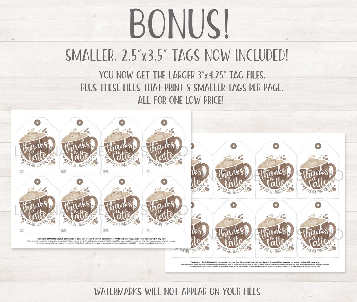 PRINTABLE Teacher Gift Tags Teacher Appreciation Thanks a | Etsy