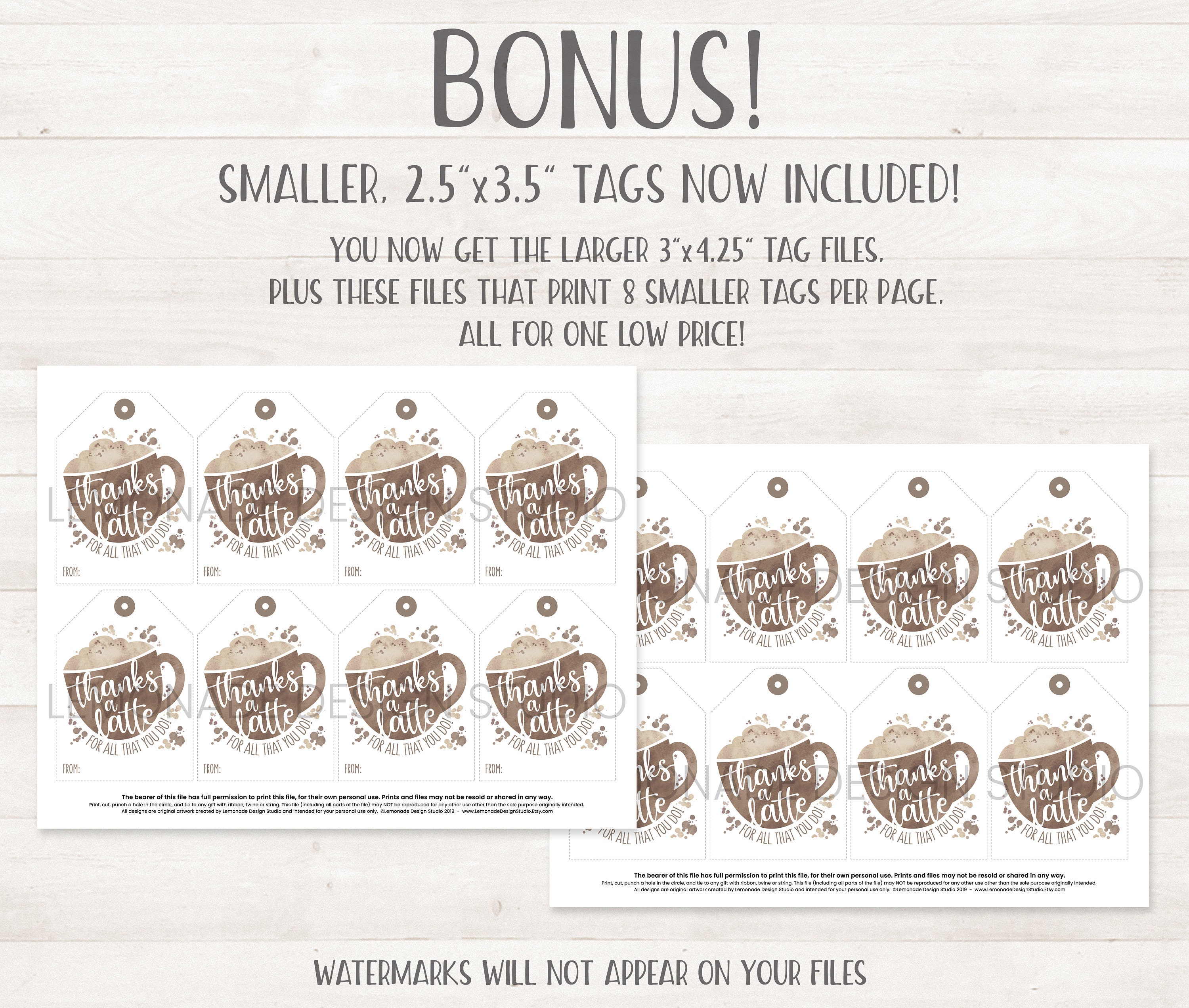 PRINTABLE Teacher Gift Tags Teacher Appreciation Thanks a | Etsy