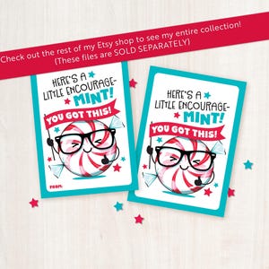 Back to School Treat Tag Encourage MINT for Students or Teacher Gift ...