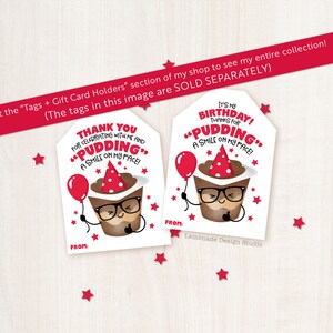 PRINTABLE Birthday Smores Tags, S'mores Treat Tags Birthday Party ...