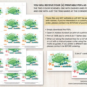 PRINTABLE Back to School Gift Tags for Students First Day of School ...