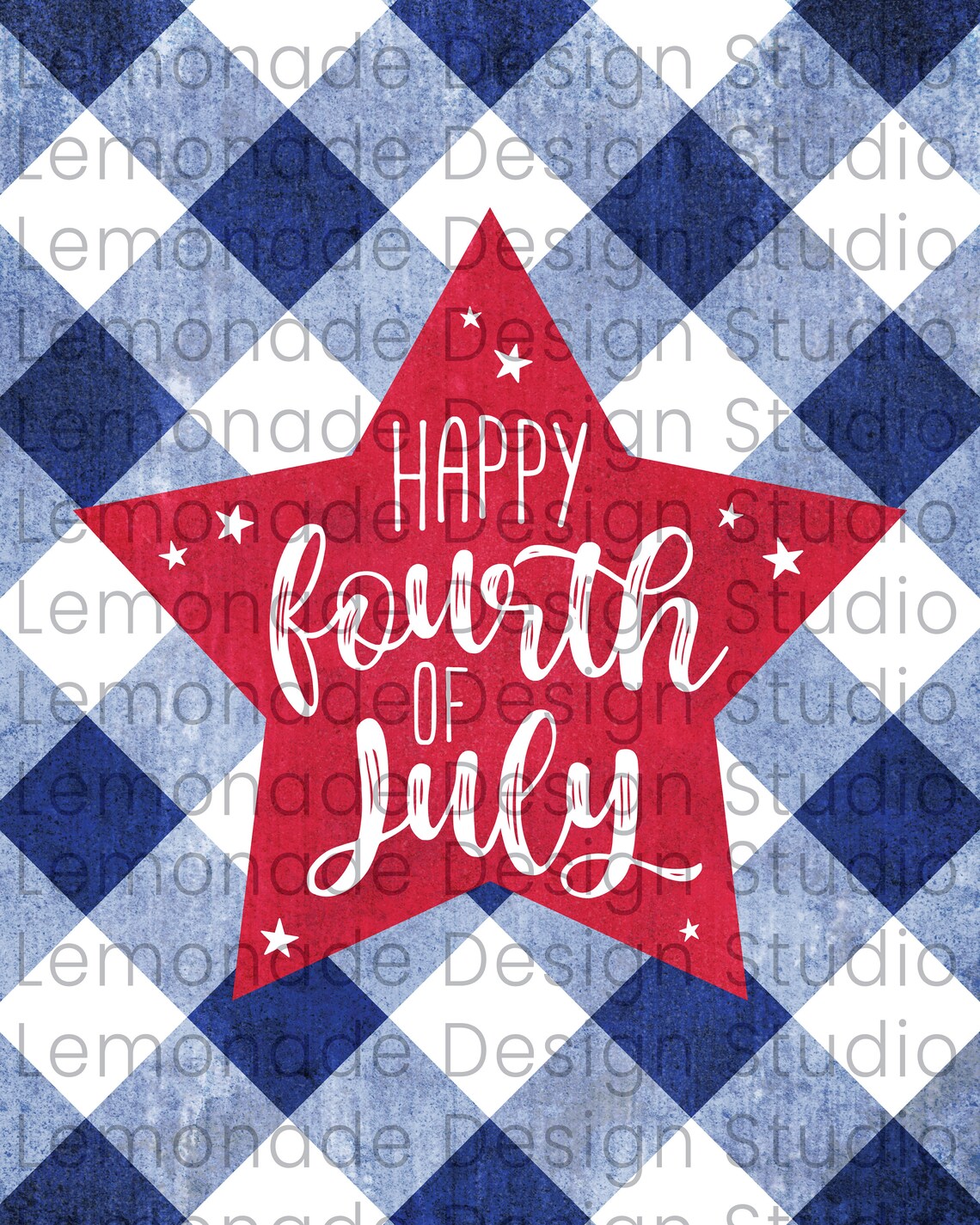 Printable Fourth of July Sign Happy Fourth of July | Etsy