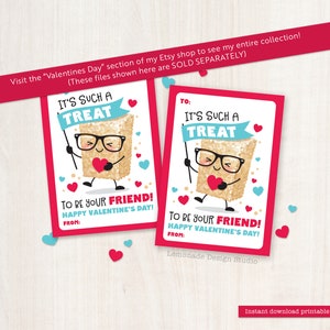 Printable Valentine Fish Tag for Kids Gummy Fish Goldfish Valentine ...