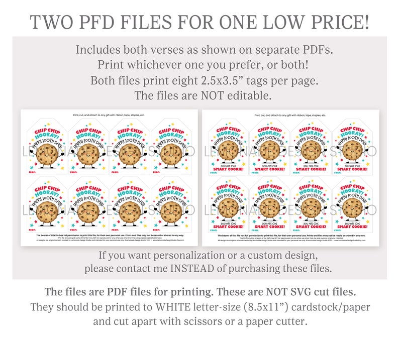 Printable 100th Day of School Tags for Students Snack Tag - Etsy