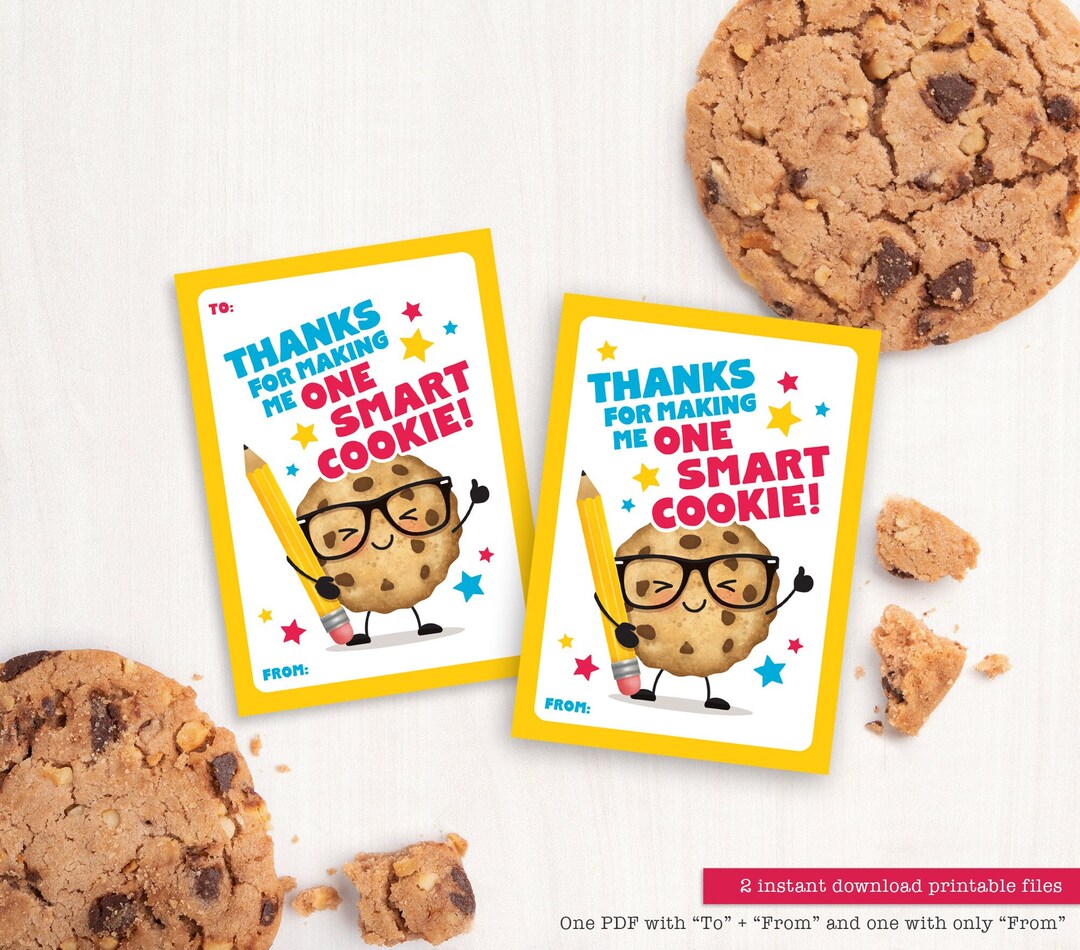 Teacher Appreciation Week Printable Tag Thanks for Making Me One Smart ...