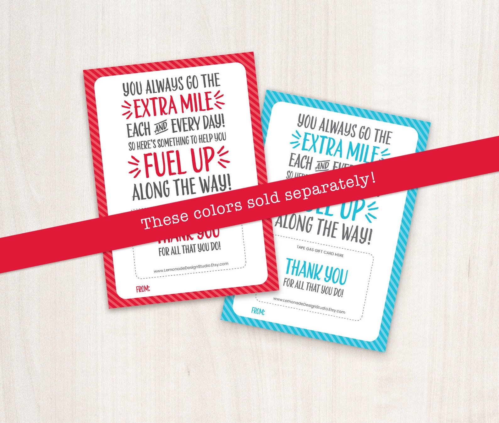 PRINTABLE Gas Gift Card Holder Teacher Back to School Gift - Etsy