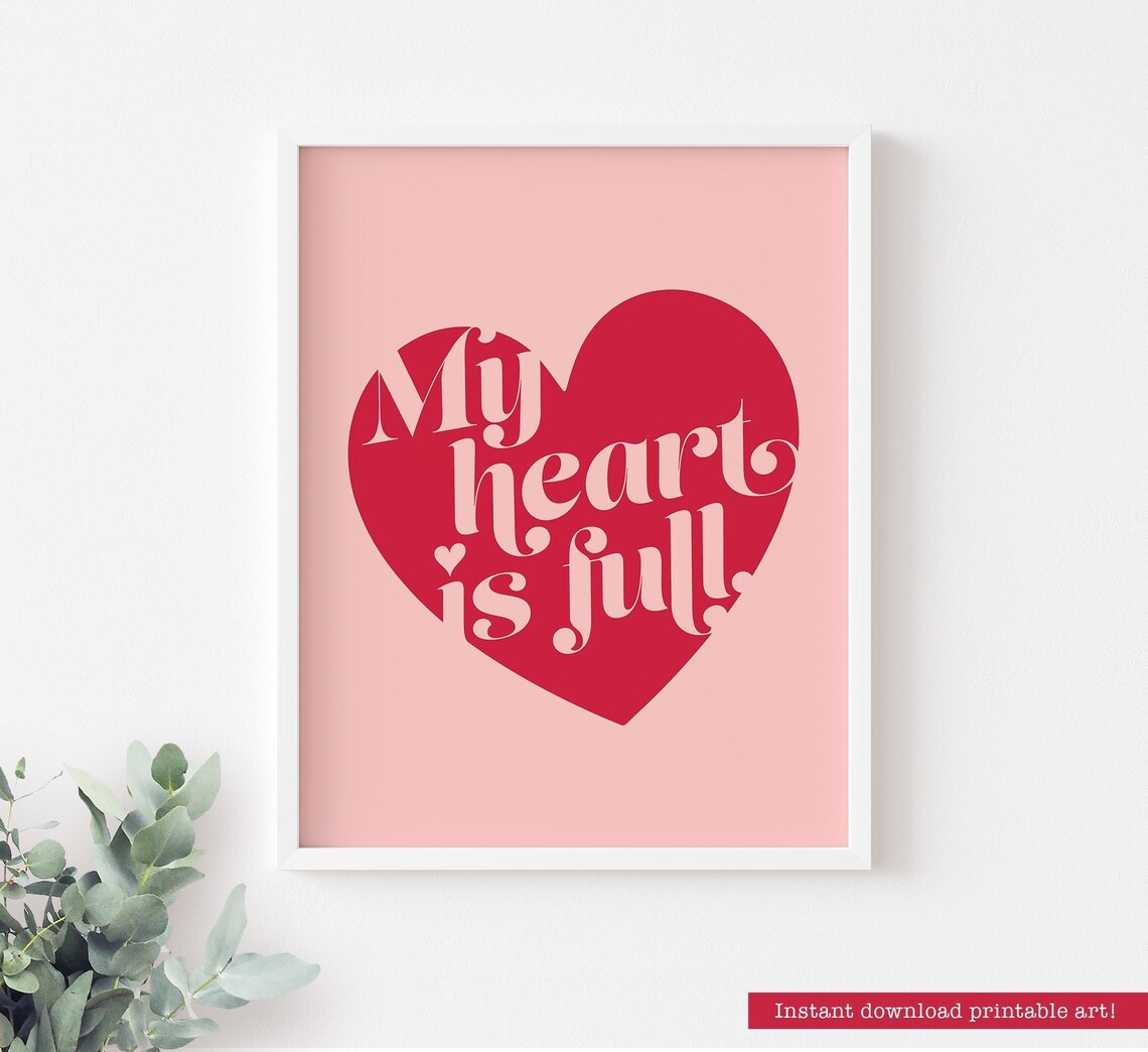 PRINTABLE Valentine Decor Instant Download Valentines Day Sign - Etsy