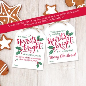 PRINTABLE Holiday Gift Card Holder Christmas Gift for Teacher Thank You ...