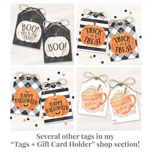 PRINTABLE Halloween Smore Tags Halloween Tags Smores Treat Bag Tags S ...
