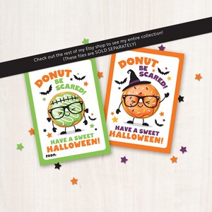Printable Halloween Treat Tags for Muffins Trick or Treat Tags or ...