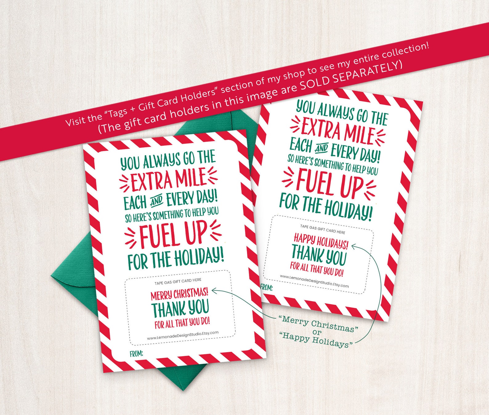 PRINTABLE Christmas Cookie Gift Card Holder Bakery Gift Card - Etsy