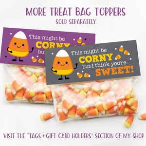 PRINTABLE Halloween Smore Tags Halloween Tags Smores Treat Bag | Etsy