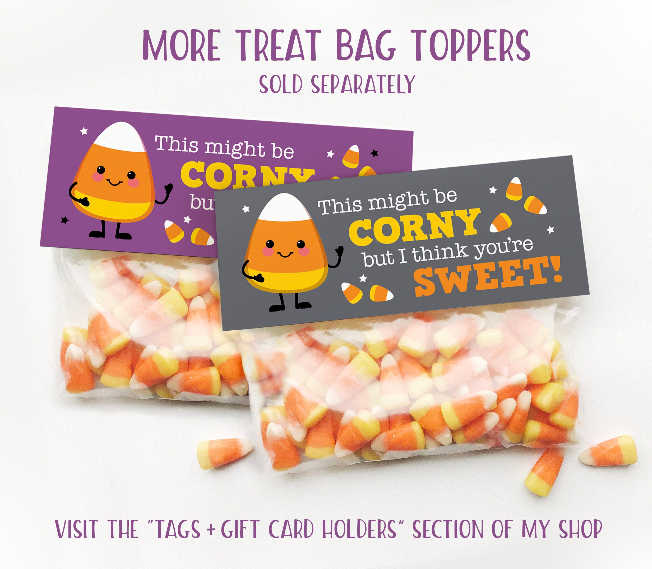 PRINTABLE Halloween Smore Tags Halloween Tags Smores Treat Bag | Etsy