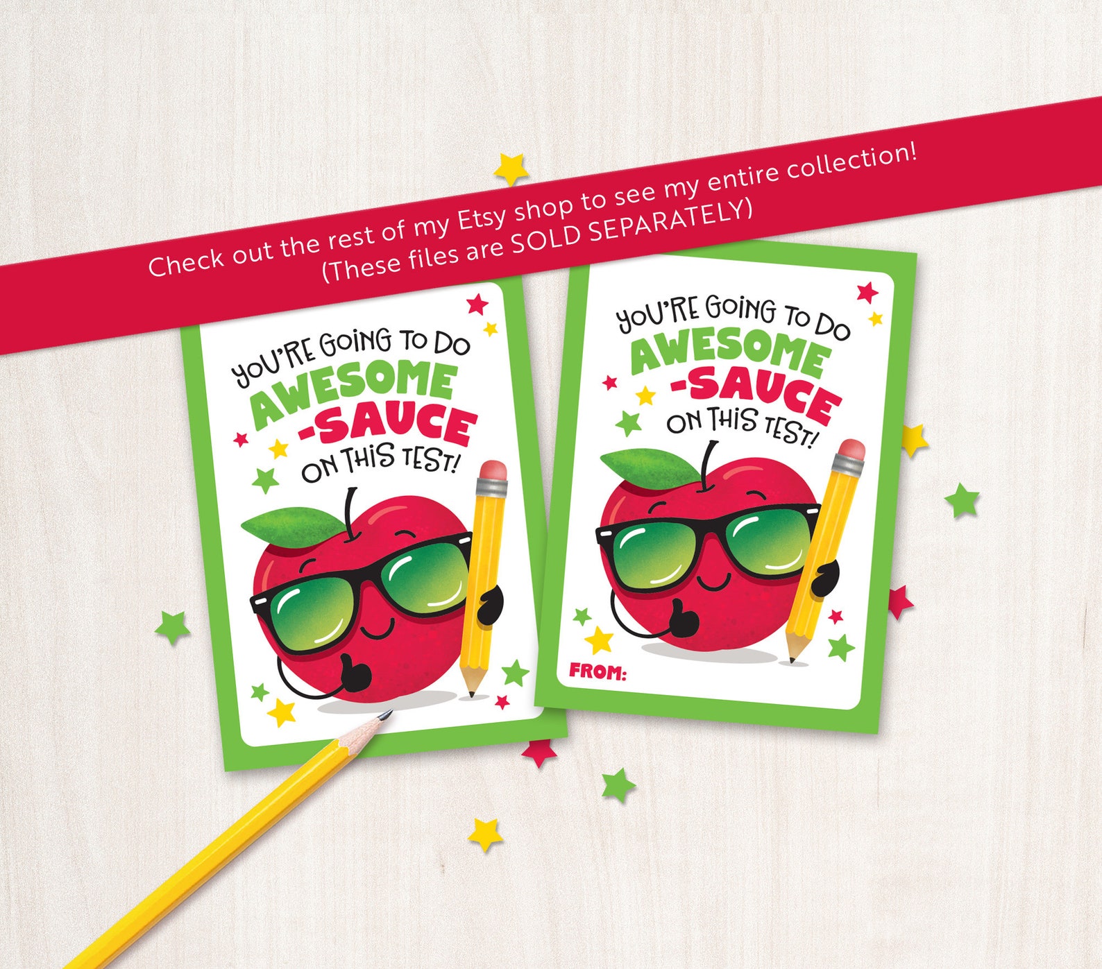 Printable Testing Day Snack Tag Classroom Treat Tag Fish Crackers Snack ...