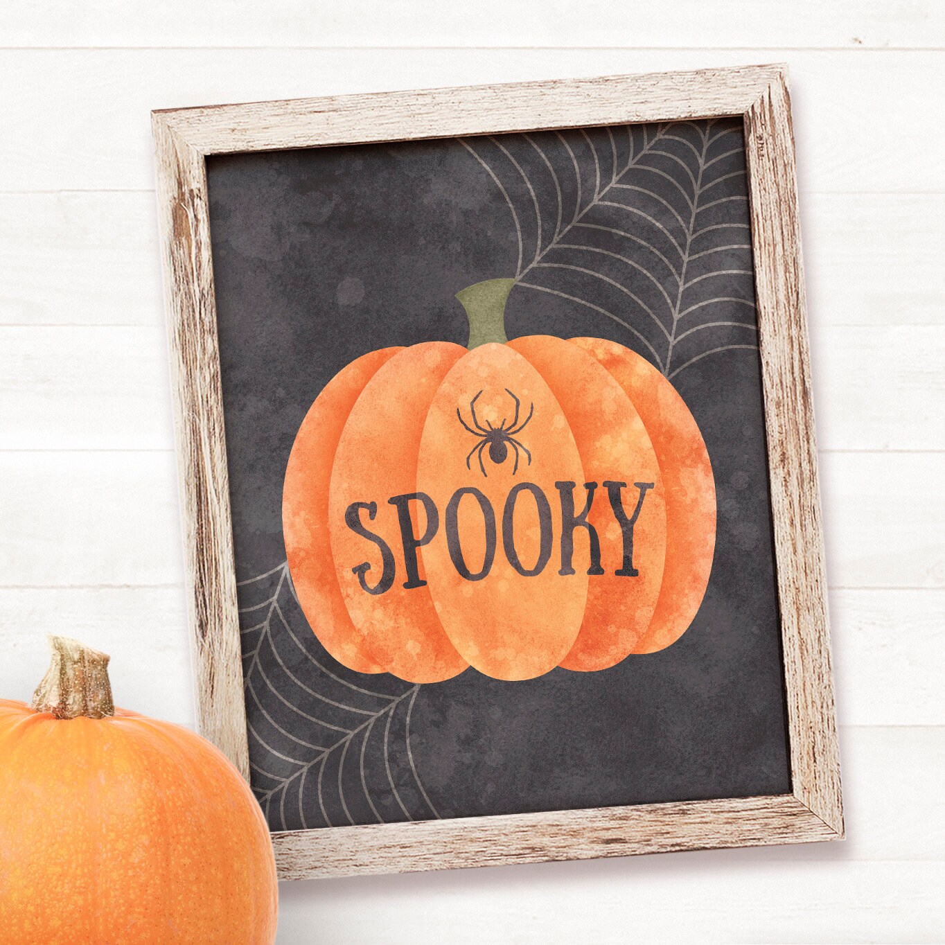 Spooky Halloween Sign PRINTABLE Farmhouse Halloween Decor | Etsy