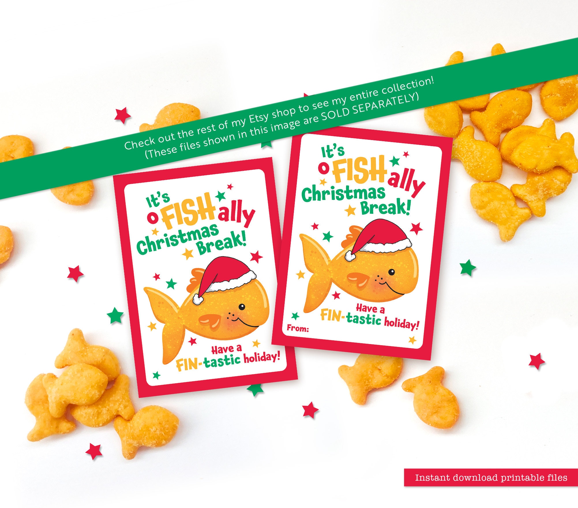 Christmas Pickle Printable Tags Classroom Snack Tags for School Holiday ...
